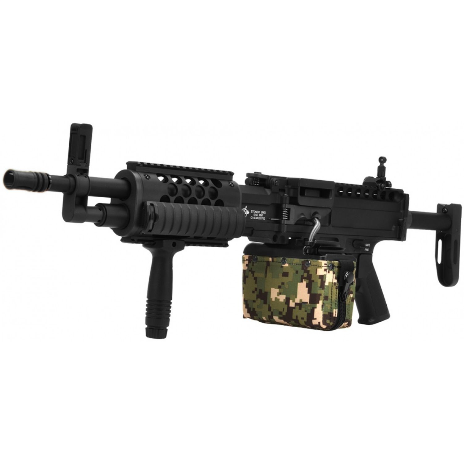 Knight's Armament Lisans KAC Stoner 96 FULL METAL LMG Light Machine Gun ...