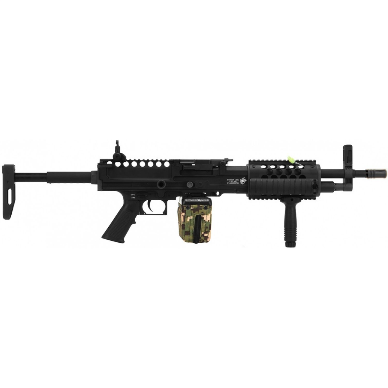 Knight's Armament Lisans KAC Stoner 96 FULL METAL LMG Light Machine Gun ...