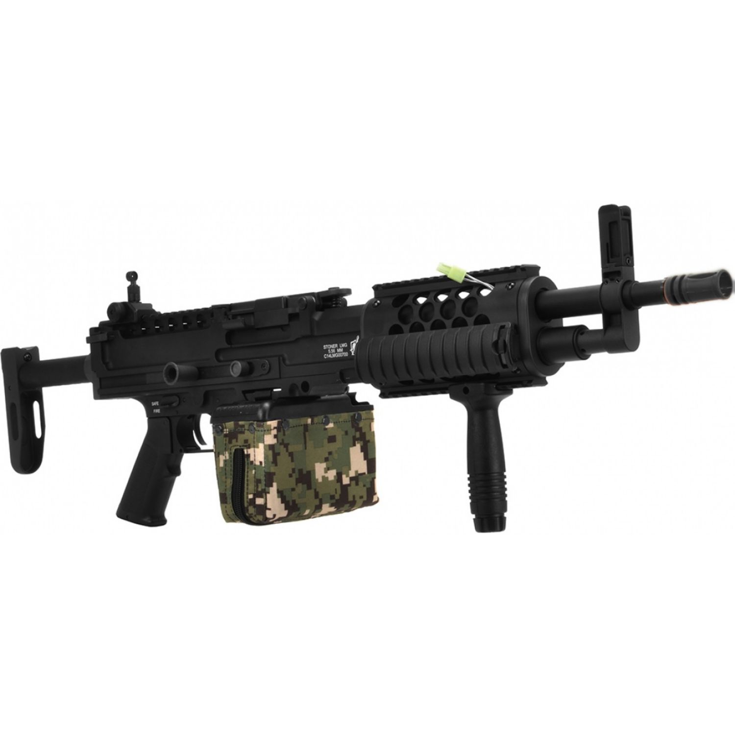 Knight's Armament Lisans KAC Stoner 96 FULL METAL LMG Light Machine Gun ...